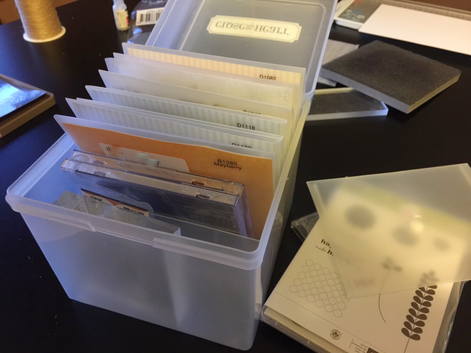 Of Cats and Cardstock: Stamp Storage: Success!