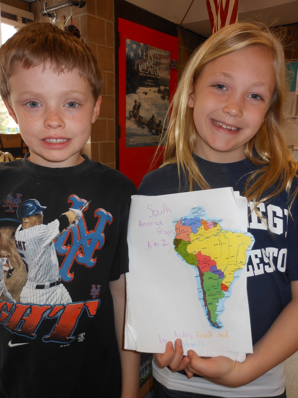 Ms. Newkirk's 3rd Grade: South America Projects