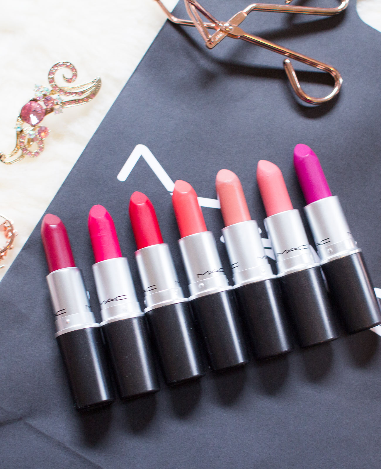 MAC Matte Lipstick Collection Review, Swatches! | The Skin and Beauty ...