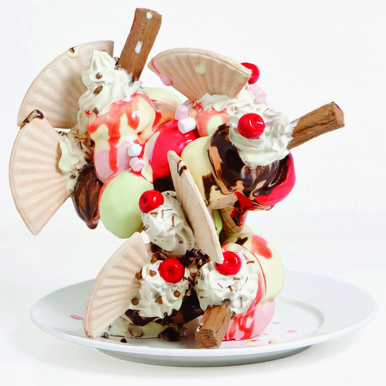 Simply Creative: Ice Cream Ceramic Sculptures by Anna Barlow