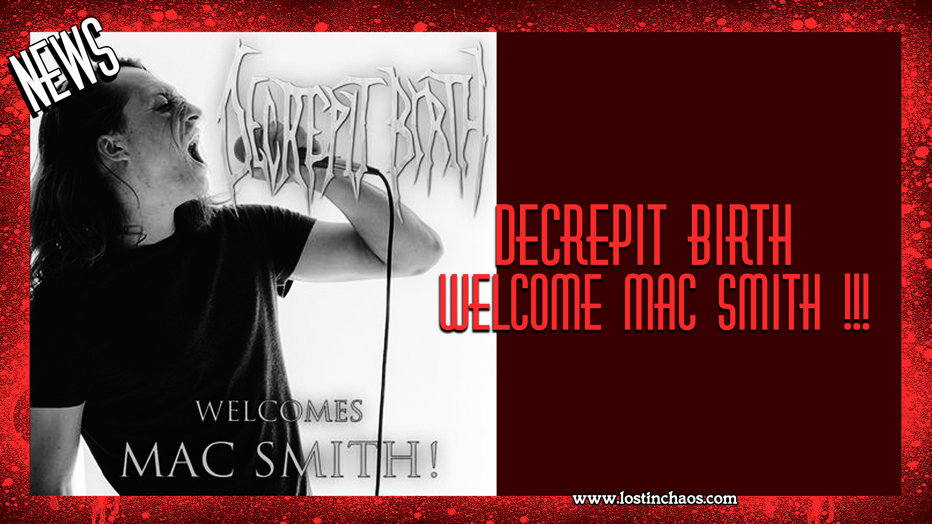DECREPIT BIRTH - WELCOME MAC SMITH