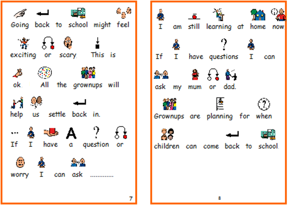 Post #23 Using a Social Story to prepare your child for going back to ...