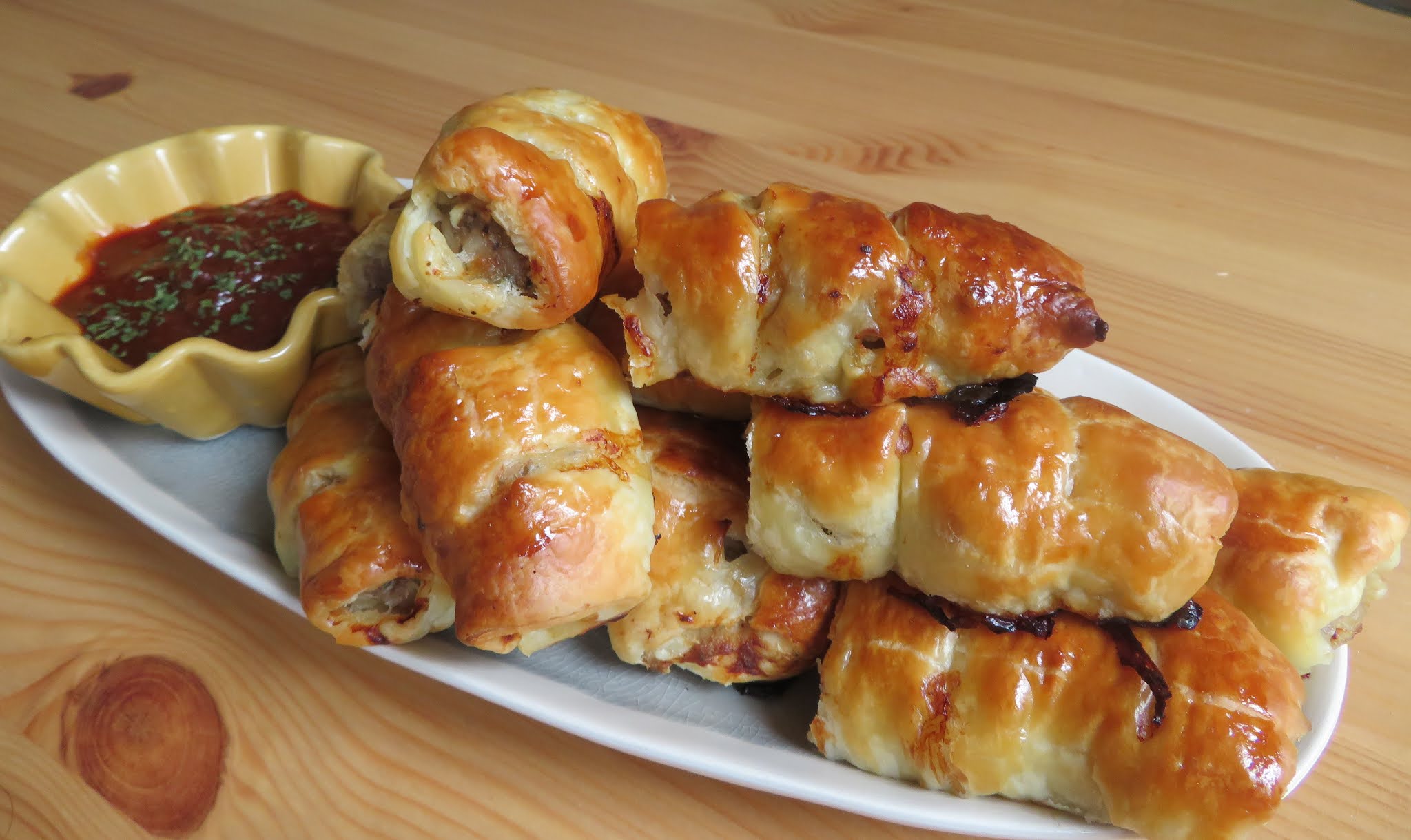 Apple & Sage Sausage Rolls | The English Kitchen