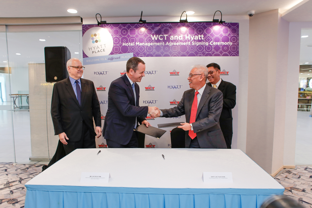WCT and Hyatt Announces Development of Hyatt Place Johor Bahru ...
