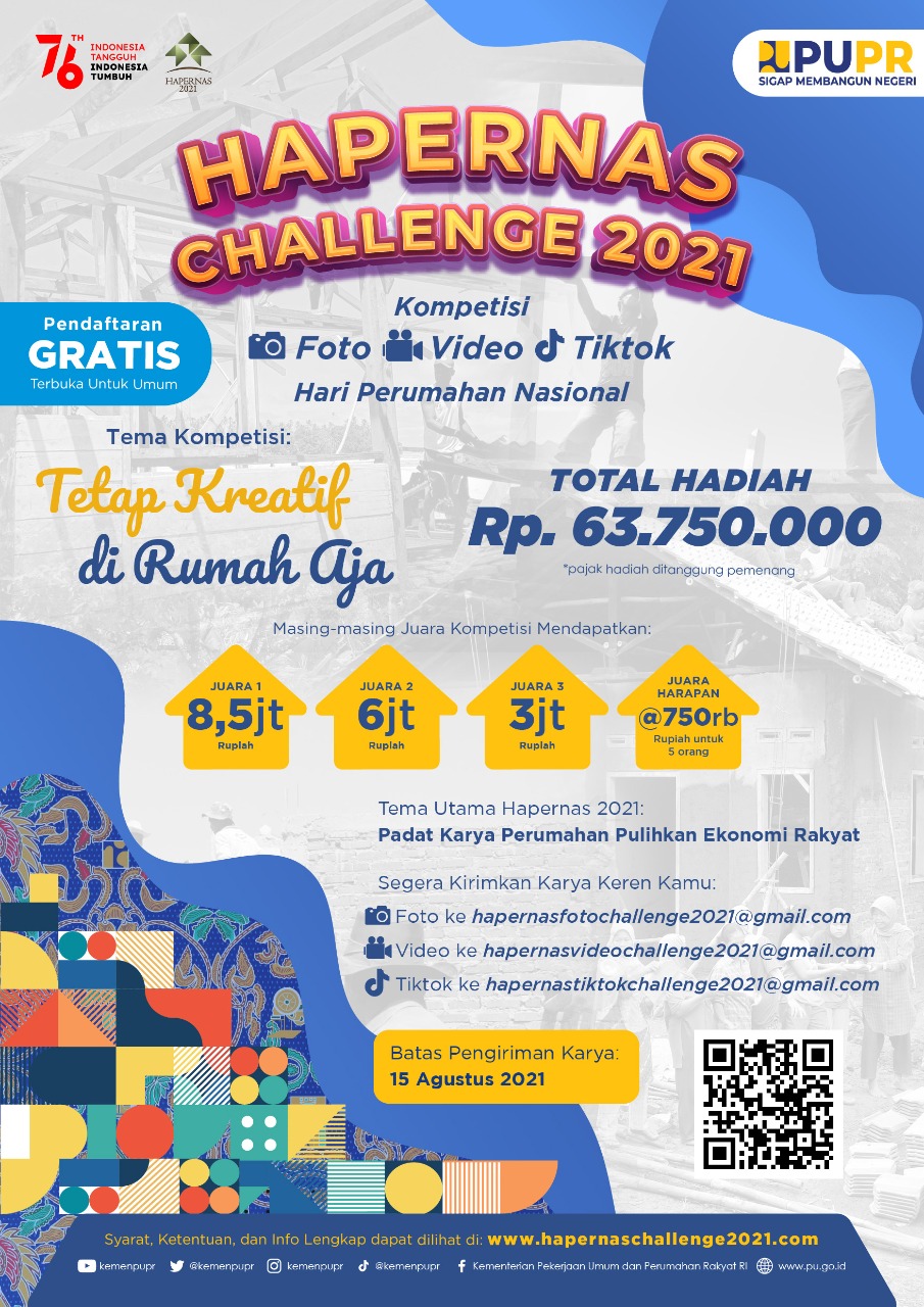 [GRATIS] Lomba Video, Foto, dan Tiktok Nasional 2021 di Kementerian ...