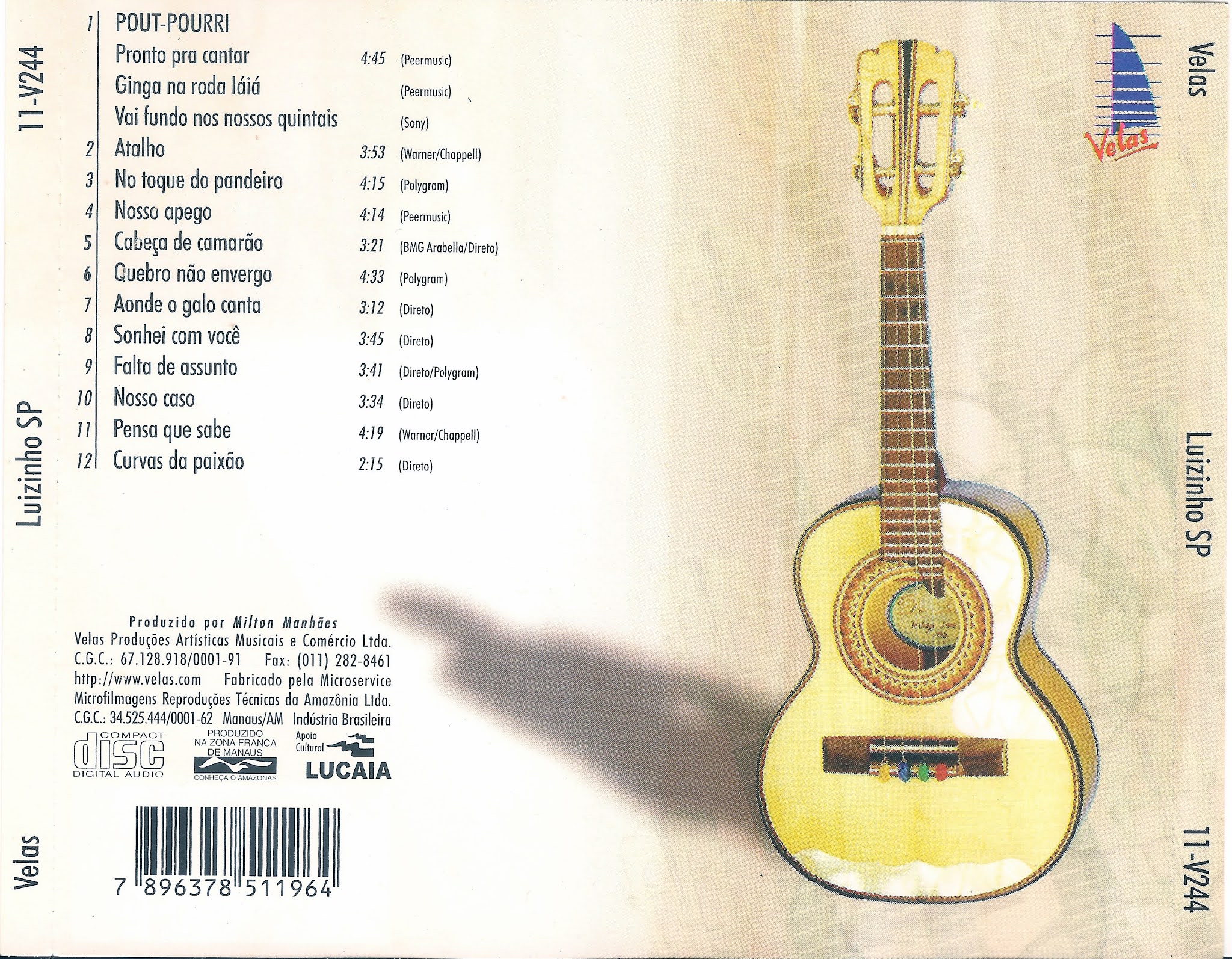 Samba & Pagode Flac: Luizinho SP (2000) Flac