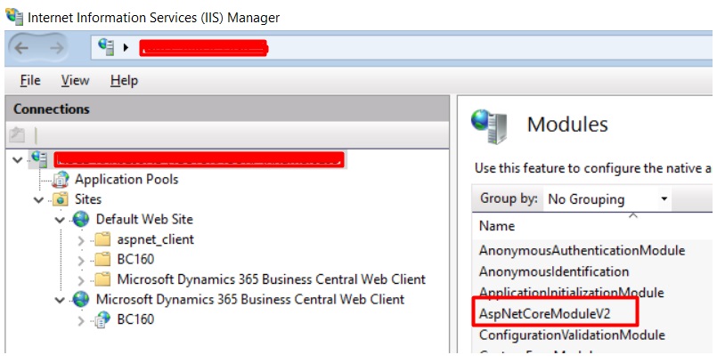 Ms Dynamics Nav Error In Web Client Handler Aspnetcore Has A Bad