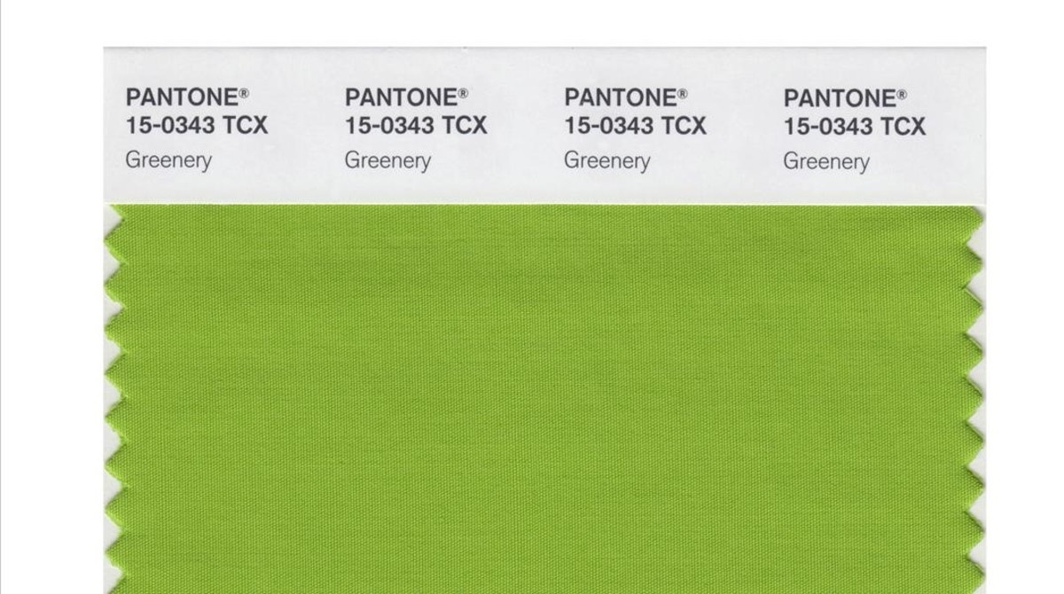 INSTITUT PANTONE: EL COLOR VERD GROC, ÉS EL COLOR DEL 2017 | COLLONADES