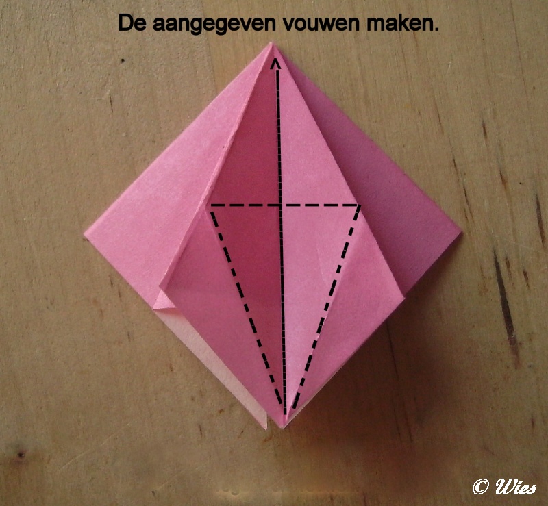 Wies Creablog: Werkwijze / tutorial: Vouwen van een element