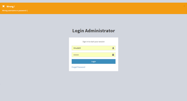 Membuat Form Login Dashboard Admin dengan PHP MySQL
