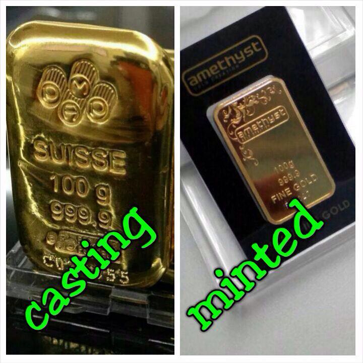 EMAS JENIS MINTED ATAU CASTING? | POWERGOLDi