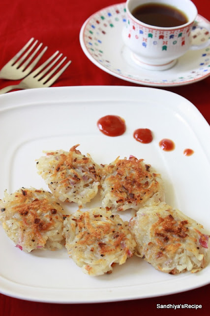 Sandhiya's Cookbook: Rosti | Swiss Breakfast | Potato Rosti