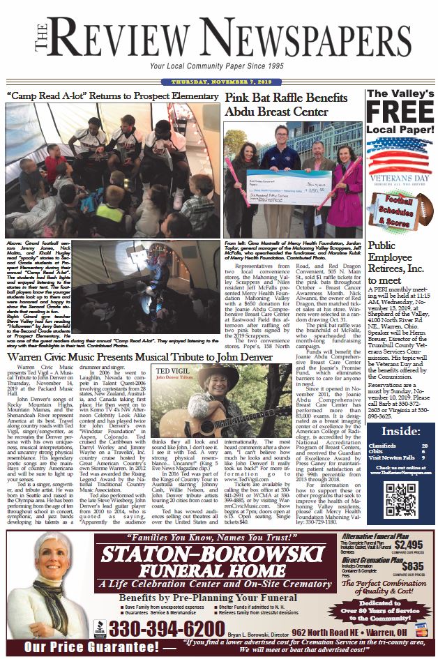 The Review Newspapers: 2019