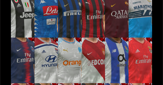 PES 2017 European Top Club Wet Kit 18/19 by AK-RF Mods ~ SoccerFandom ...