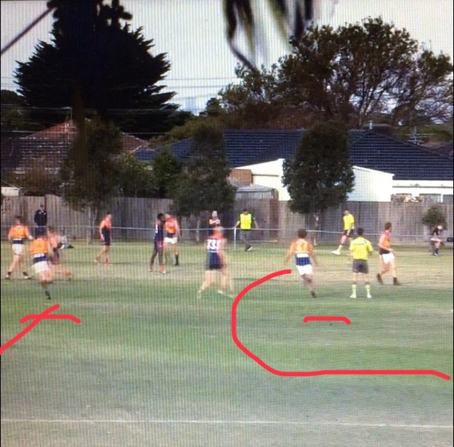 AFL / Aussie Rules Football Training: COACHING PLAYER POSITIONING