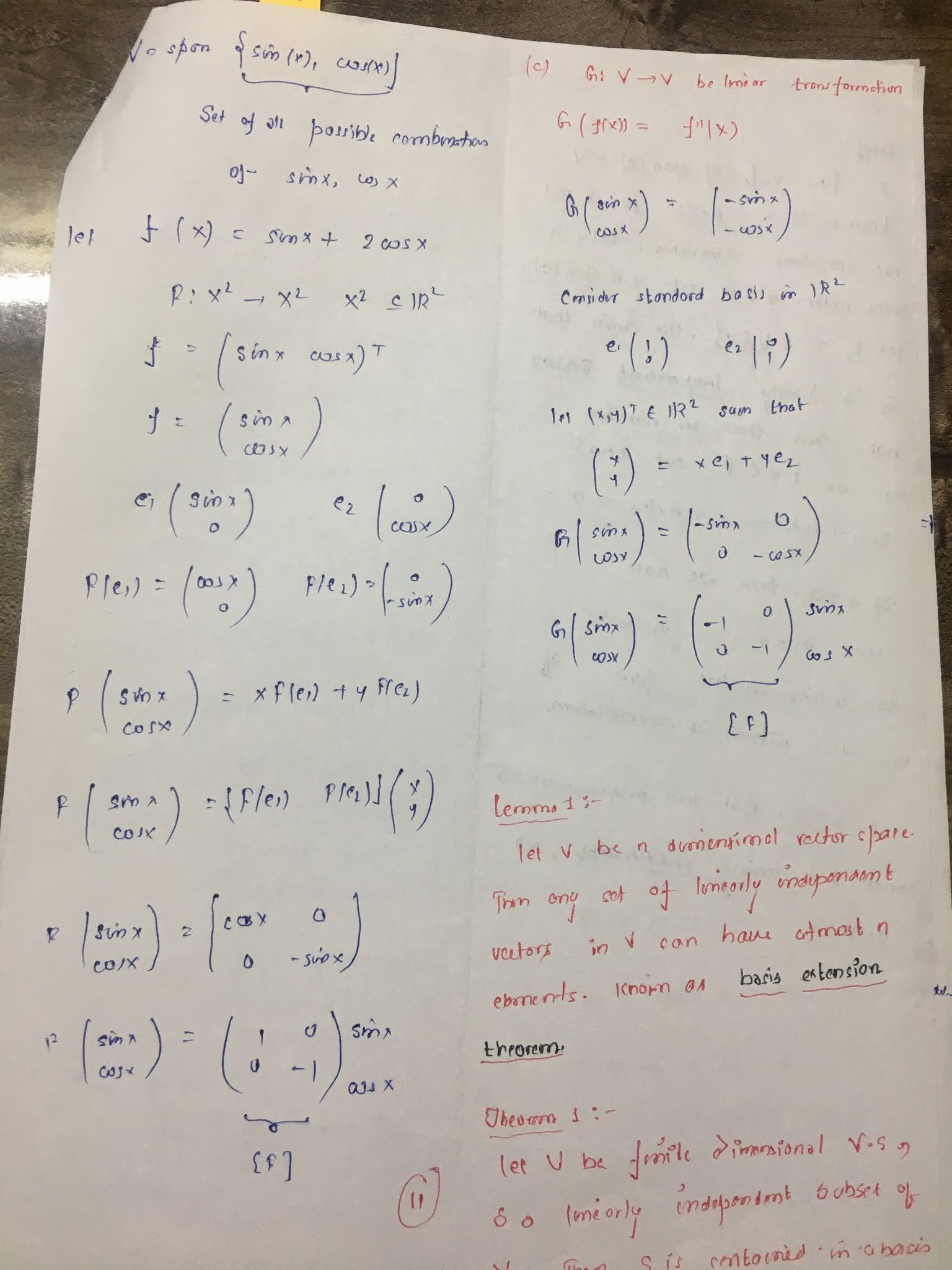 Linear Algebra Problem Set 2 linear-algebra-problem-set-2