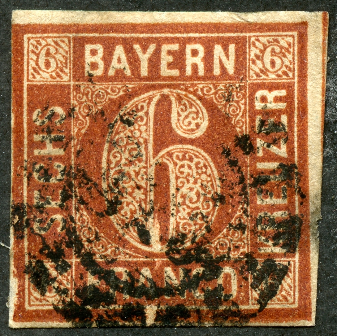 Big Blue 1840-1940: Bavaria 1849-1862 & the Mill Wheel Stamp Postmarks