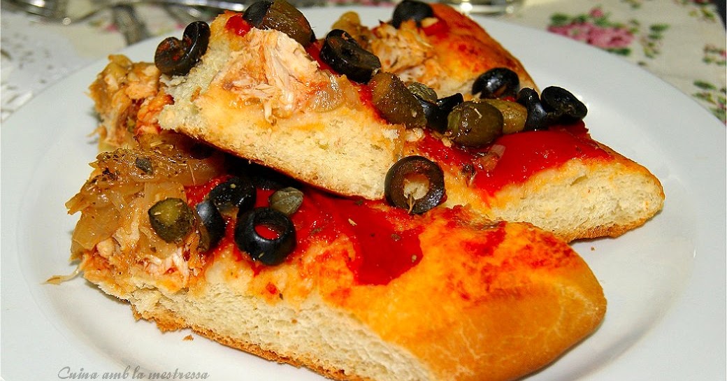 Cocina con Mina: Coca de bonito con masa brioche