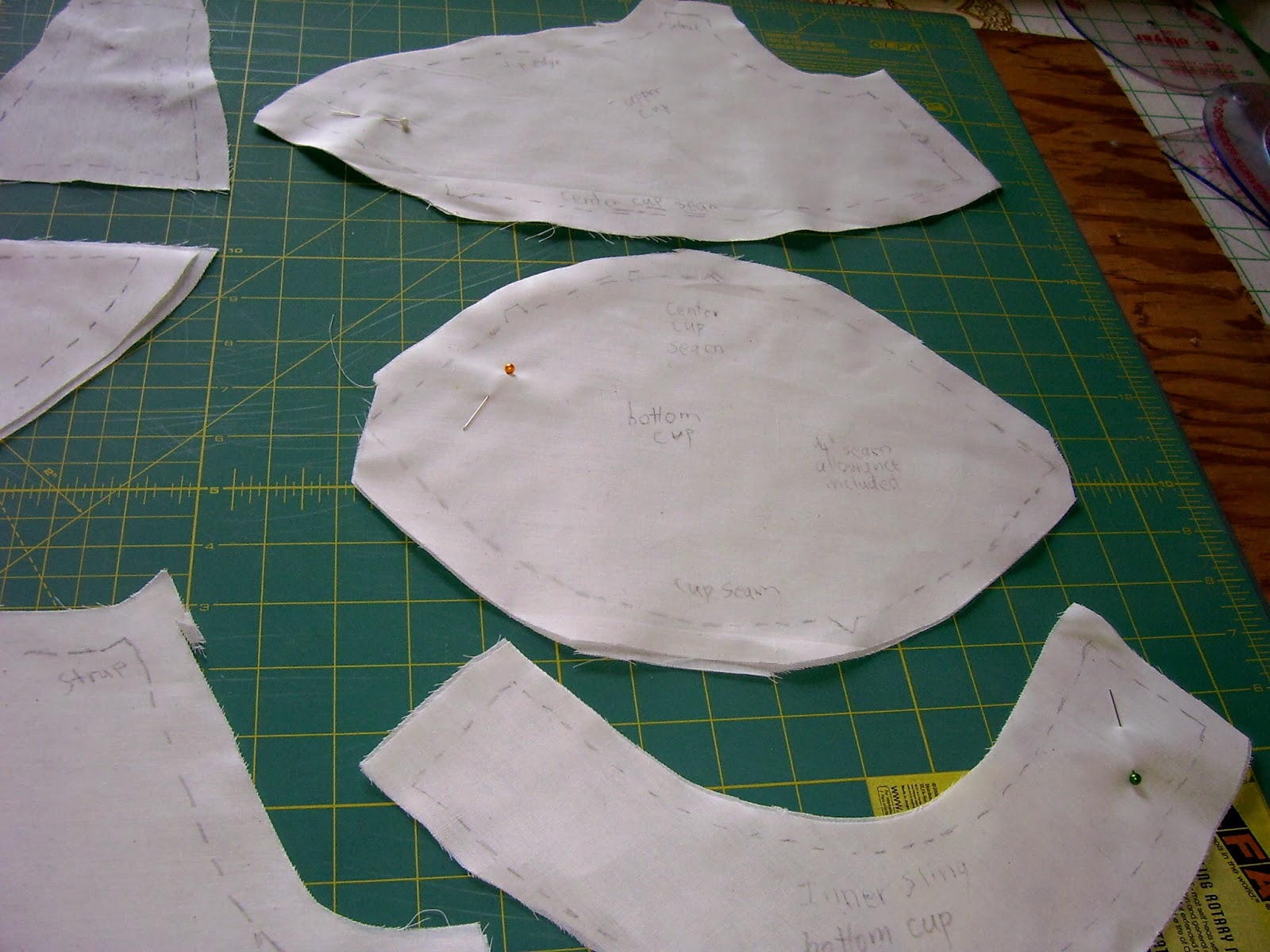 Kathy's Retro Sewing Blog: New Bra Pattern Pieces and the Sewing ...