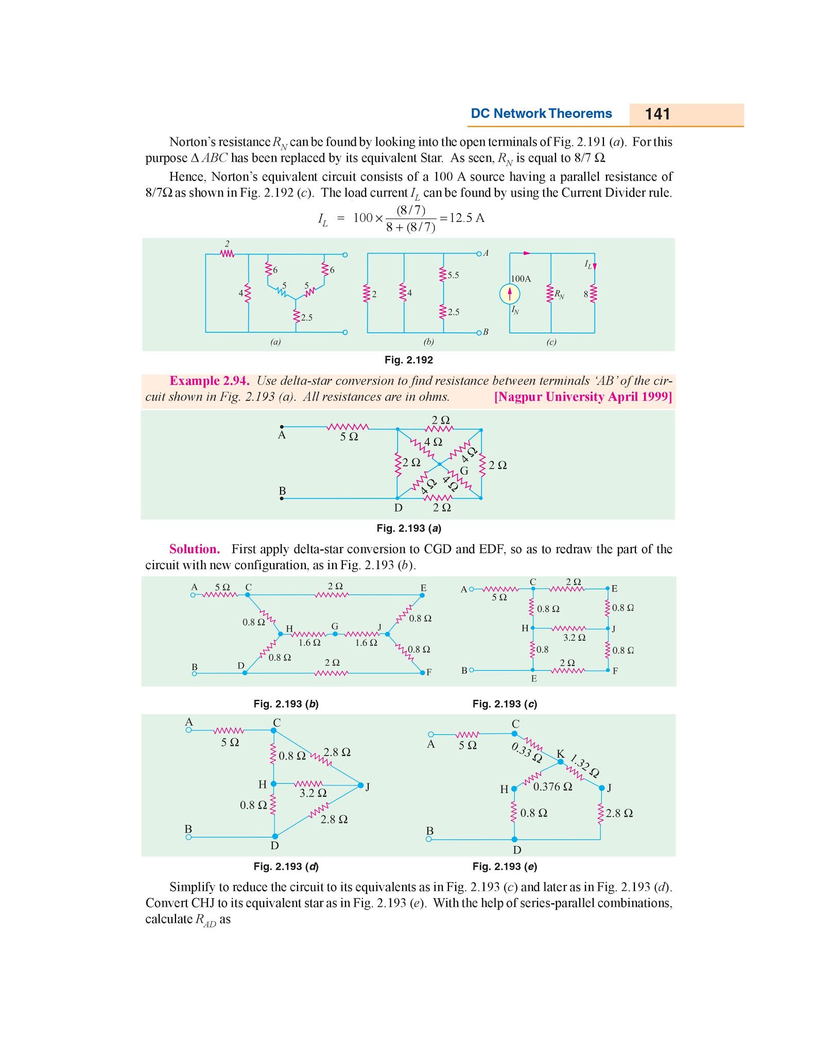 ELECTRICALDON: DC NETWORK THEOREMS CH-2