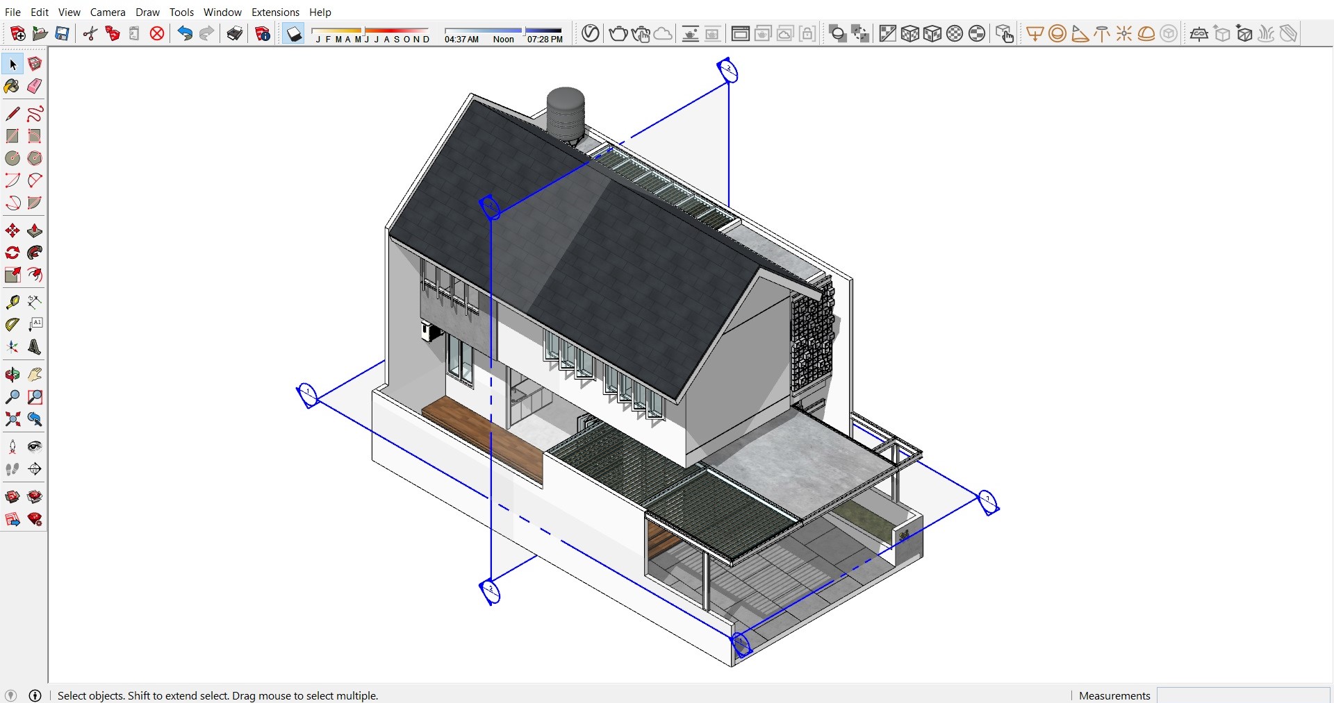 Cara Export Denah, Tampak dan Potongan pada Sketchup | 3D Visual