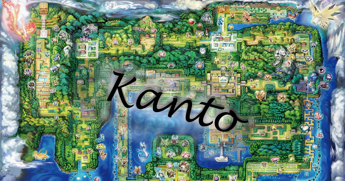 El mundo Pokémon - La región de Kanto