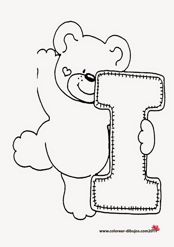 Manualidades Lu Corazon de Luisa Salas Velásquez: LETRAS CON OSITOS