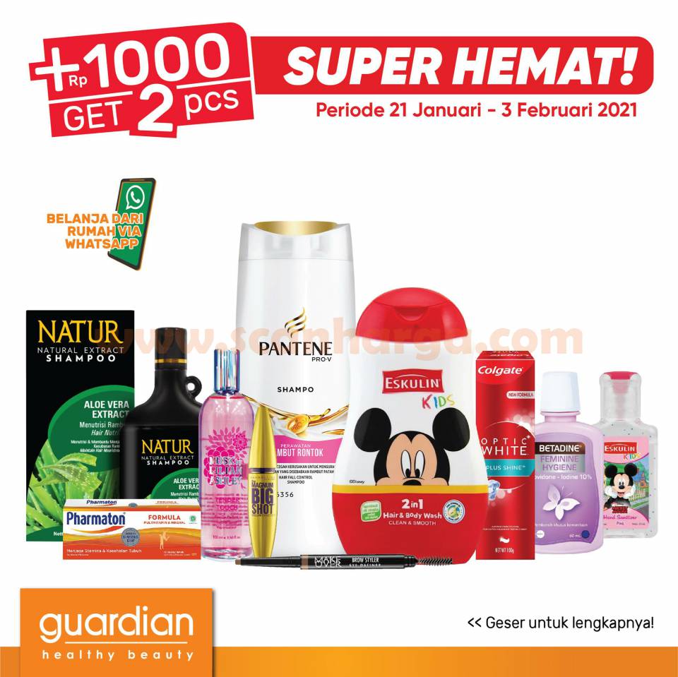 Katalog Promo Guardian Terbaru 21 Januari - 3 Februari 2021 | scanharga