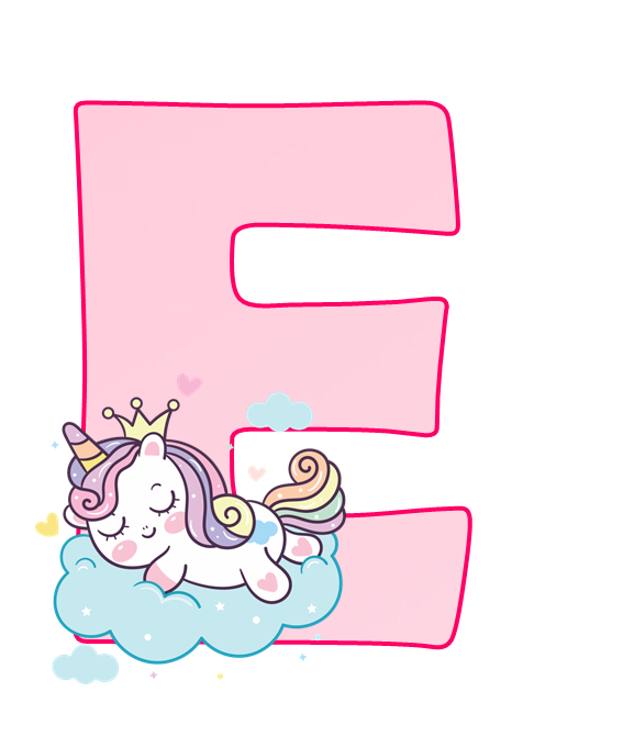 Kits imprimibles gratis : Alfabeto unicornio