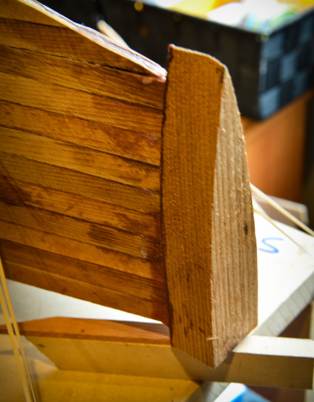 Bow Piece Installed and Shaped