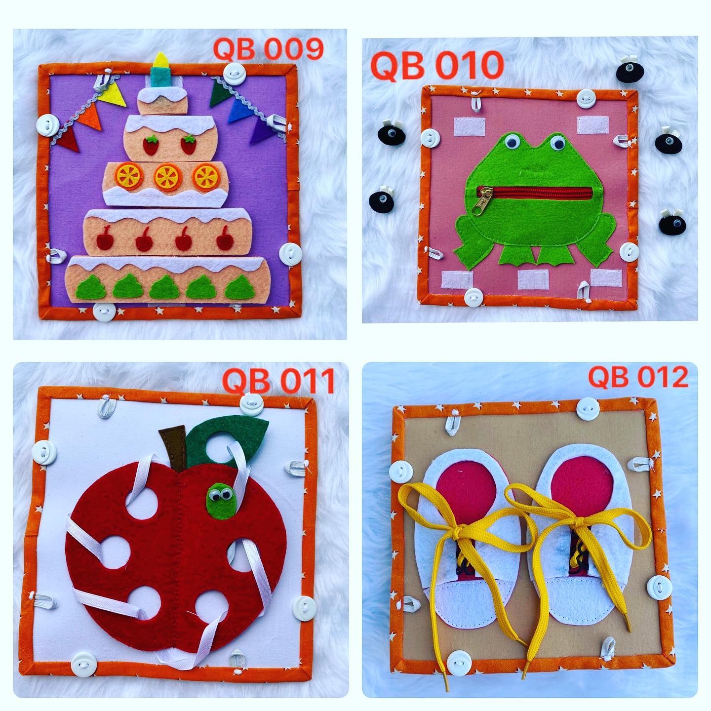 Richell: Customized quiet board / busy cube