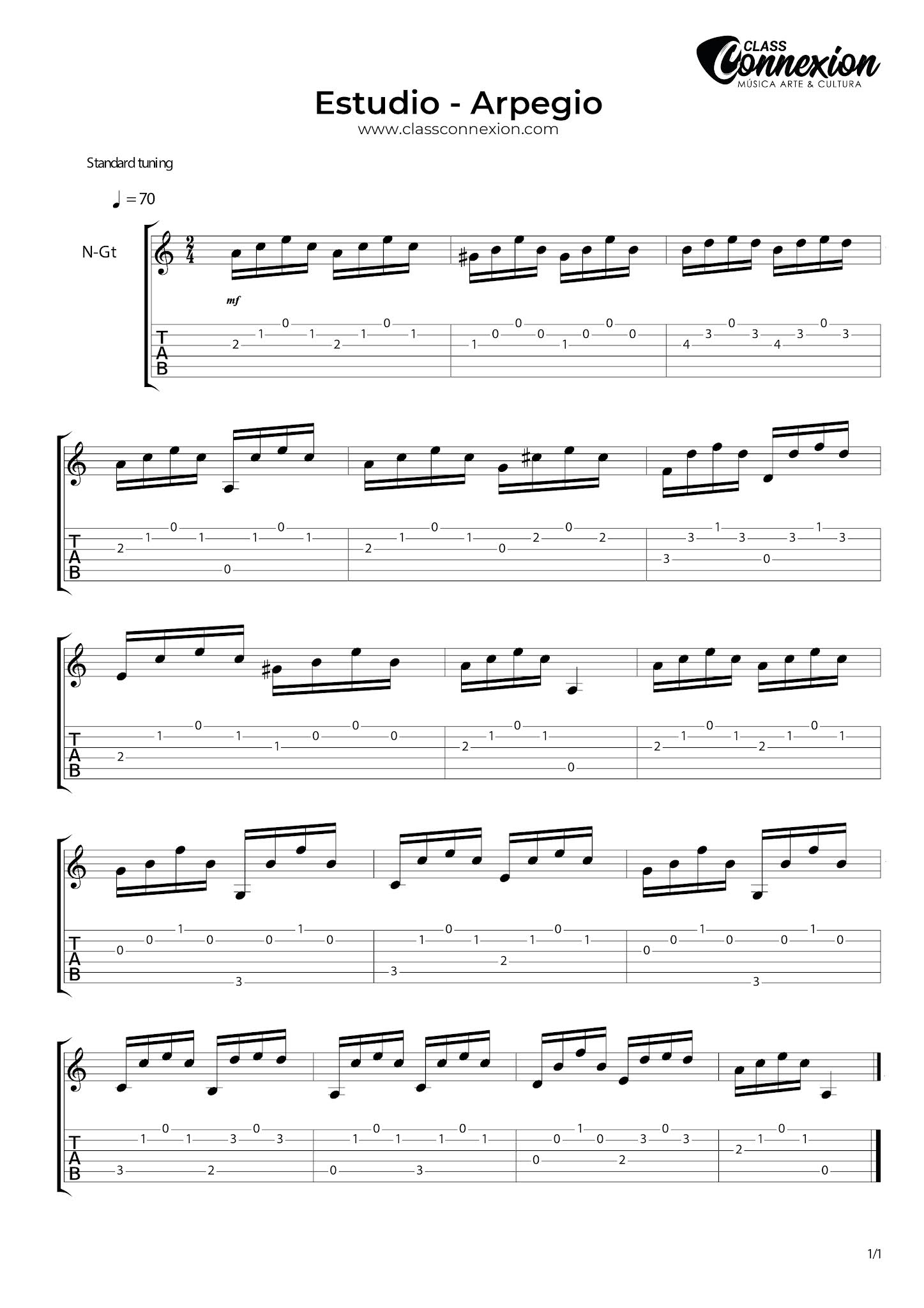 Ejercicios - Arpegio #1