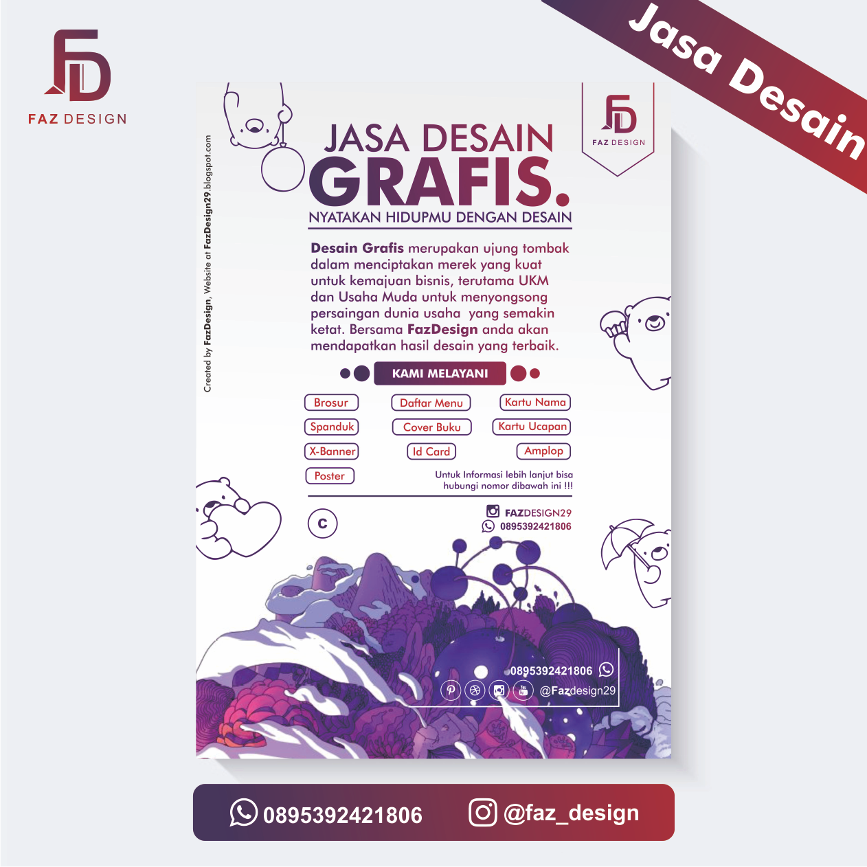 Jasa pembuatan desain infografis karya ilmiah penelitain PKM mahasiswa ...