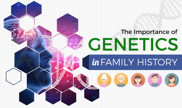 The Importance of Genetics in Family History #Infographic - Visualistan