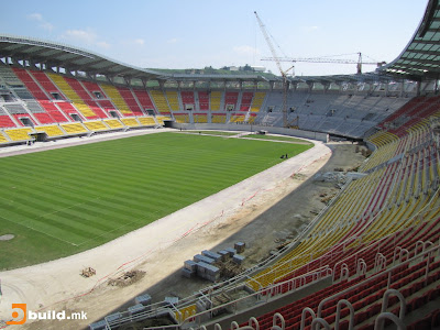 Ohne Kommentar Vol. VII: Arena 'Filip II. von Makedonien' kurz vor der ...