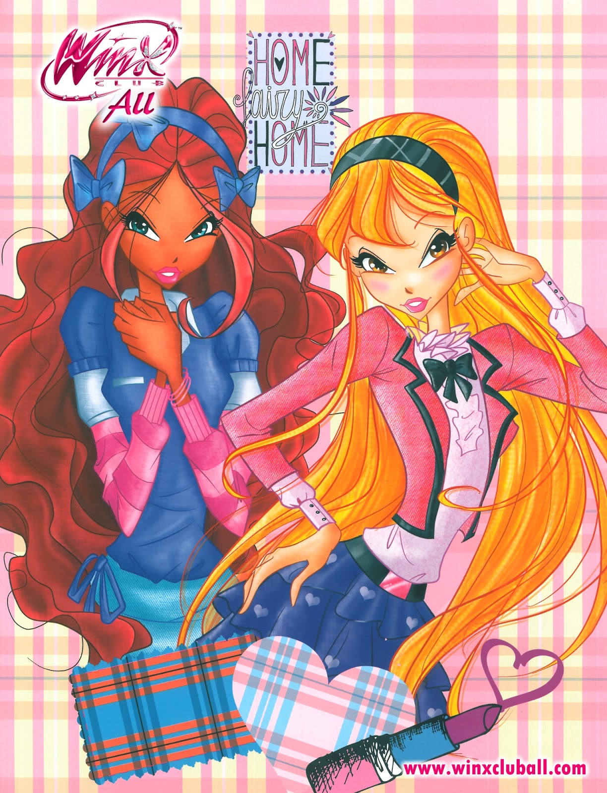 Stella & Aisha School Wallpaper! - Winx Club All