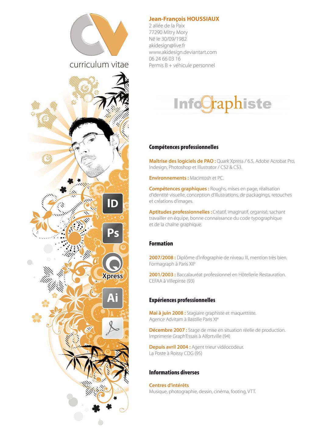 45+ Amazing Examples of Creative Resumes For Graphic Designers