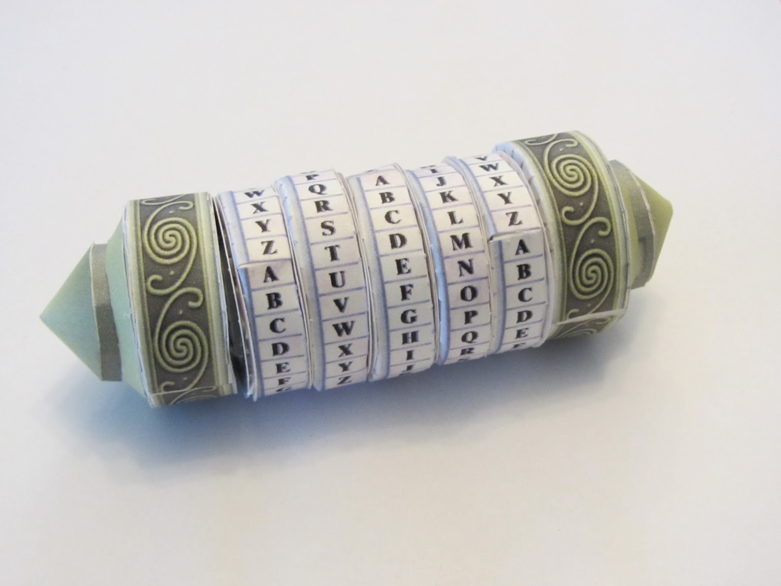 Brian's Damn Puzzle Blog: Paper Cryptex Puzzle