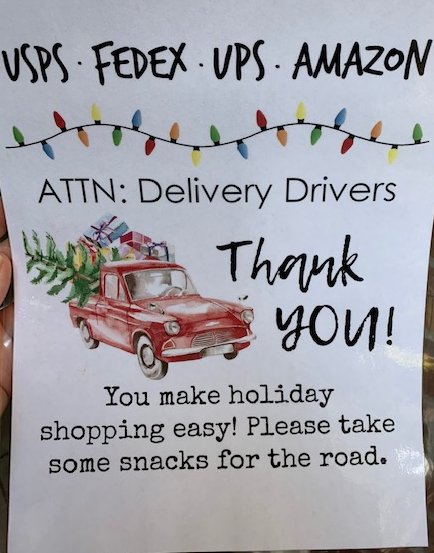 Cummins Life: Goodies For Delivery Drivers