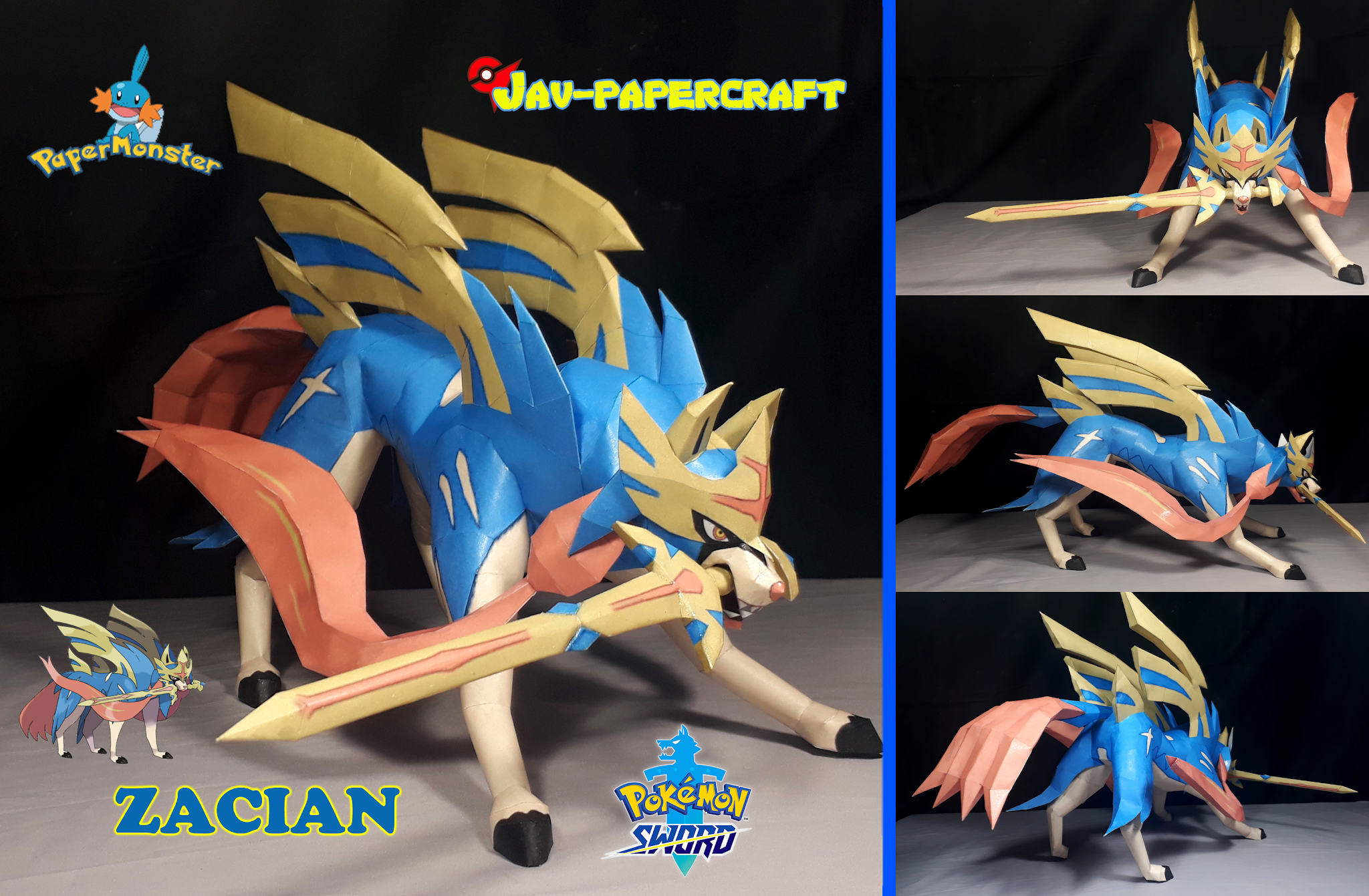 jav-papercraft.blog: zacian (happy new year 2021)