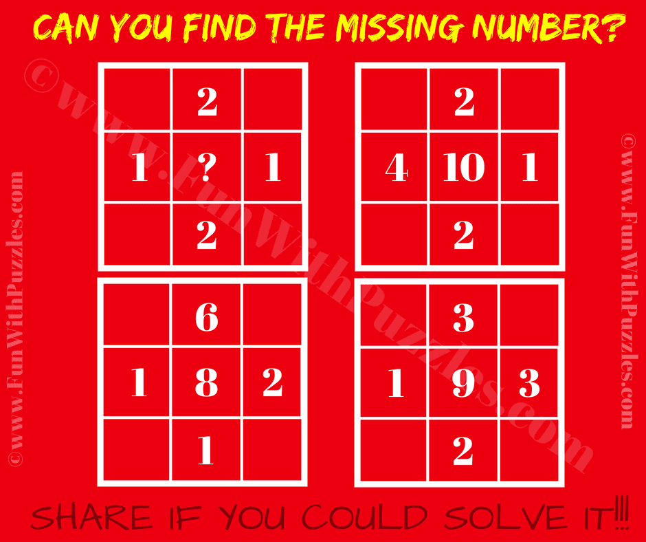 Mind-Boggling Math Puzzle: Find the Missing Number