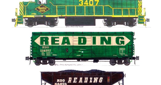 Andy Fletcher Blog-: A Reading Freight Train at Allentown