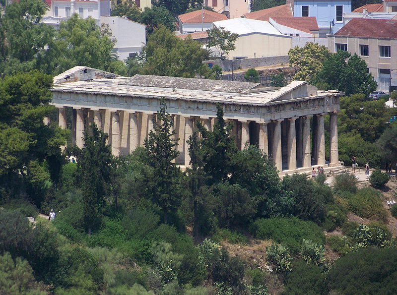 Los viajes de Iñaki y Marta: Visita al Ágora de Atenas. Teseion - Hefestion