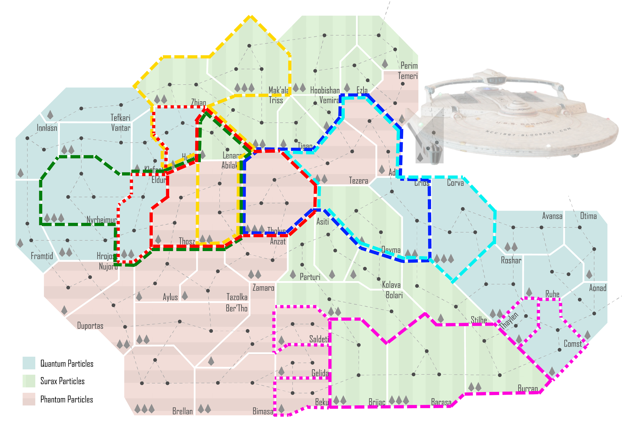 NCC1887 Educational Library: Territory Takeover Maps