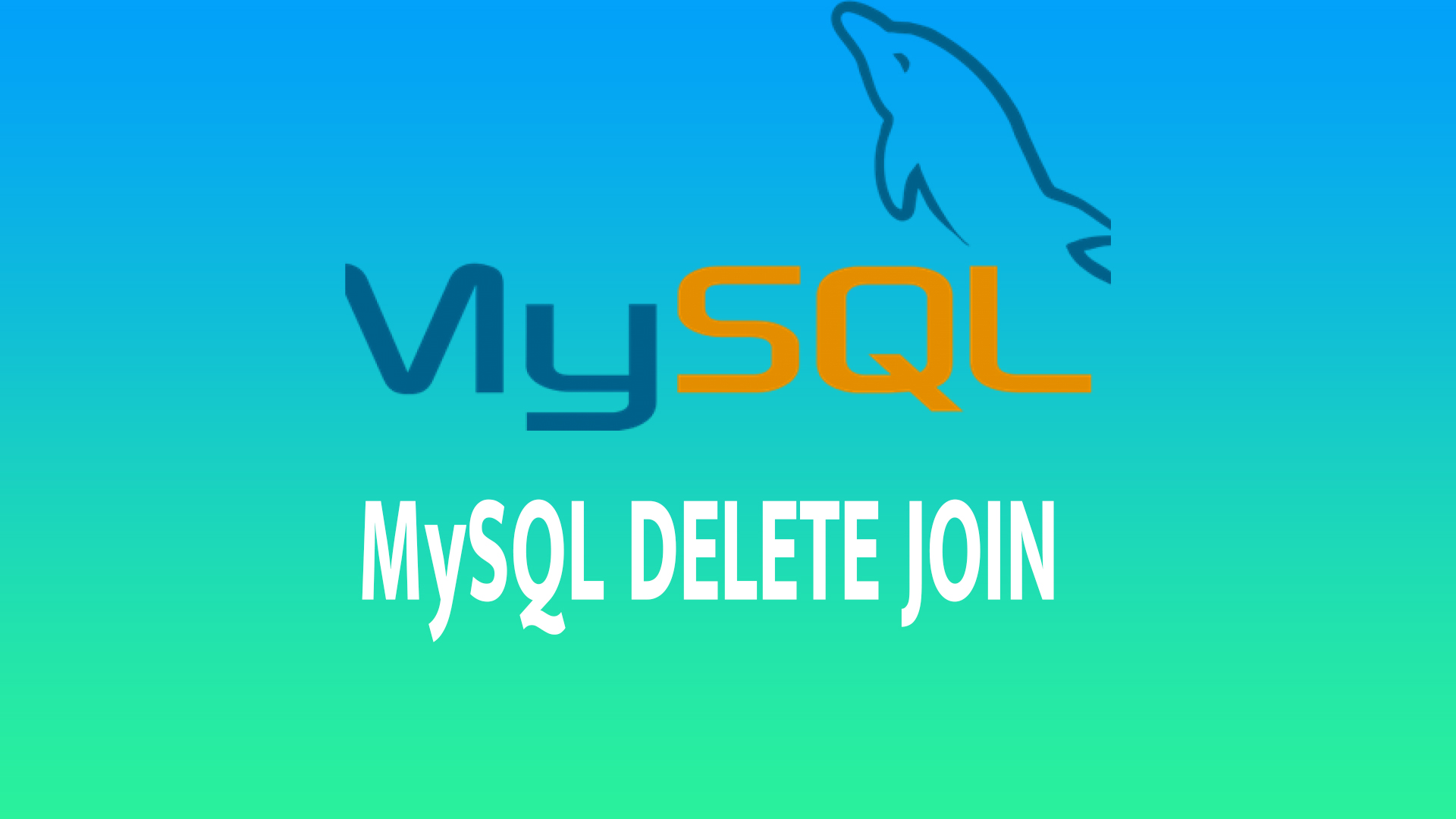 MySQL DELETE JOIN mysql-delete-join
