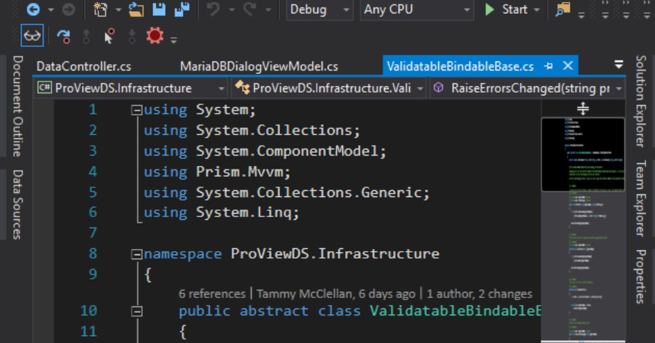 The Tech Grandma: wpf, prism, inotifydataerrorinfo and fluent validation