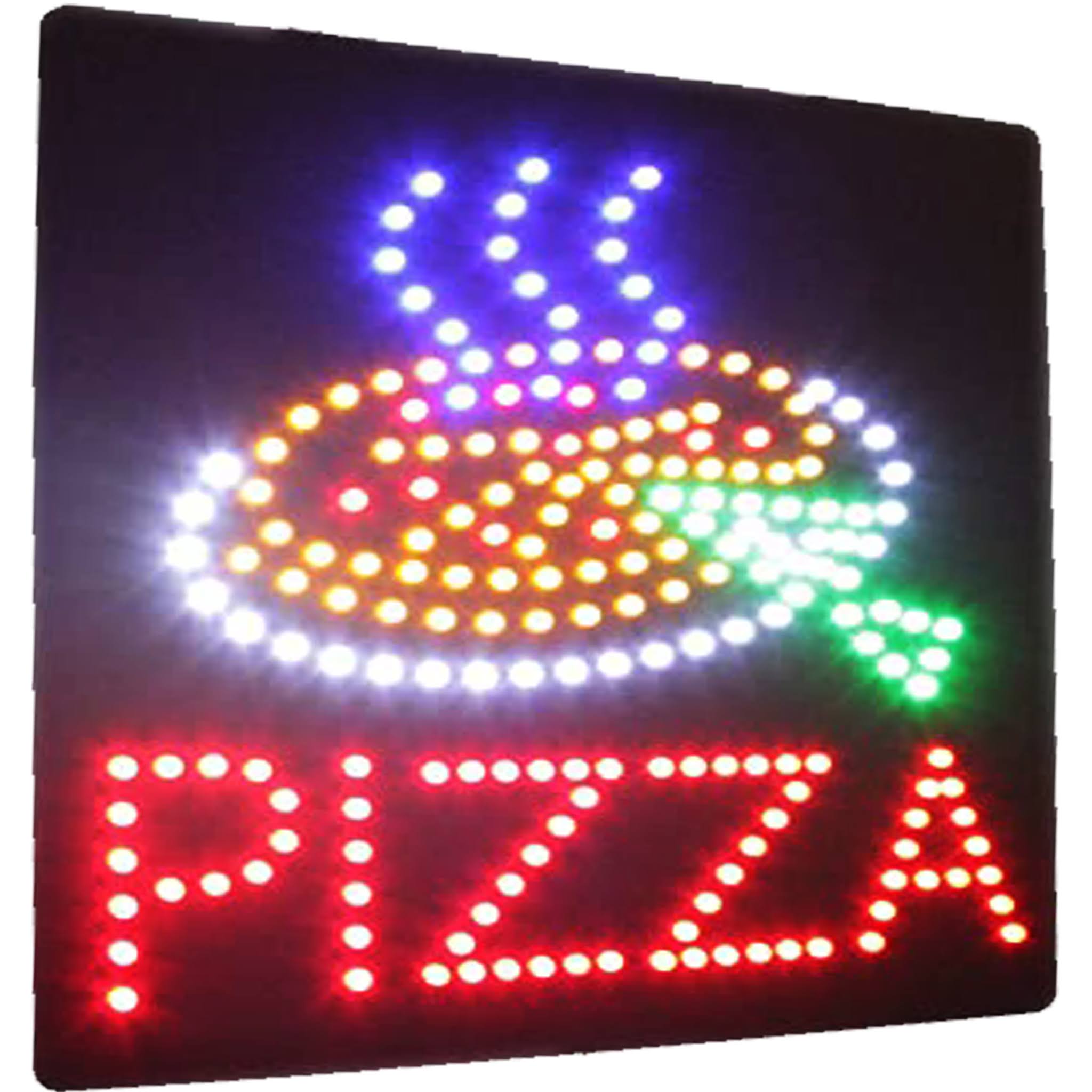 Flashing LED Pizza Message Board - Led Outdoor Advertising Board, Led ...