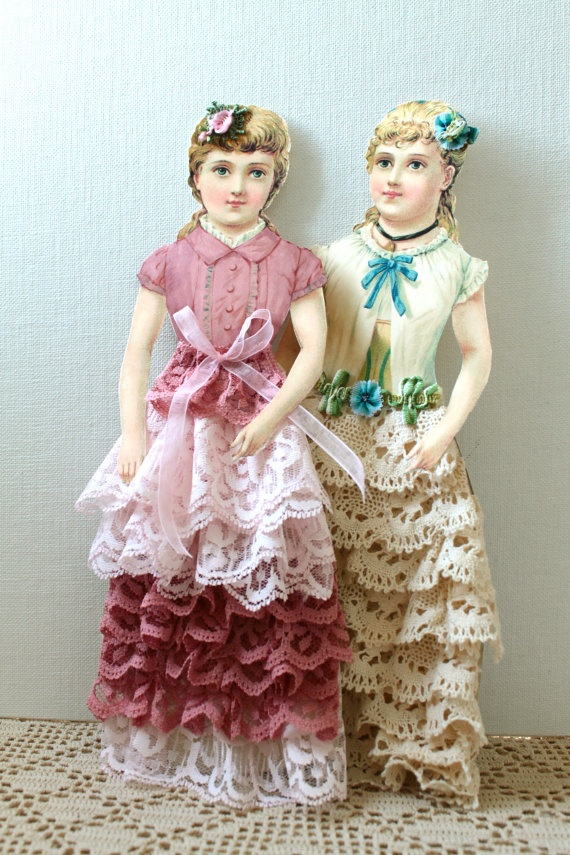 paper doll art and craft ~ origami flower easy