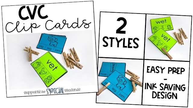 CVC Hands on Bundle - Supports for Special Students