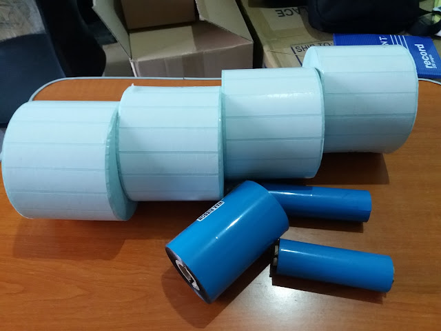 30 x 20 Plain White Satin Barcode Sticker: 30mm (W) x 20mm (H) Plain ...